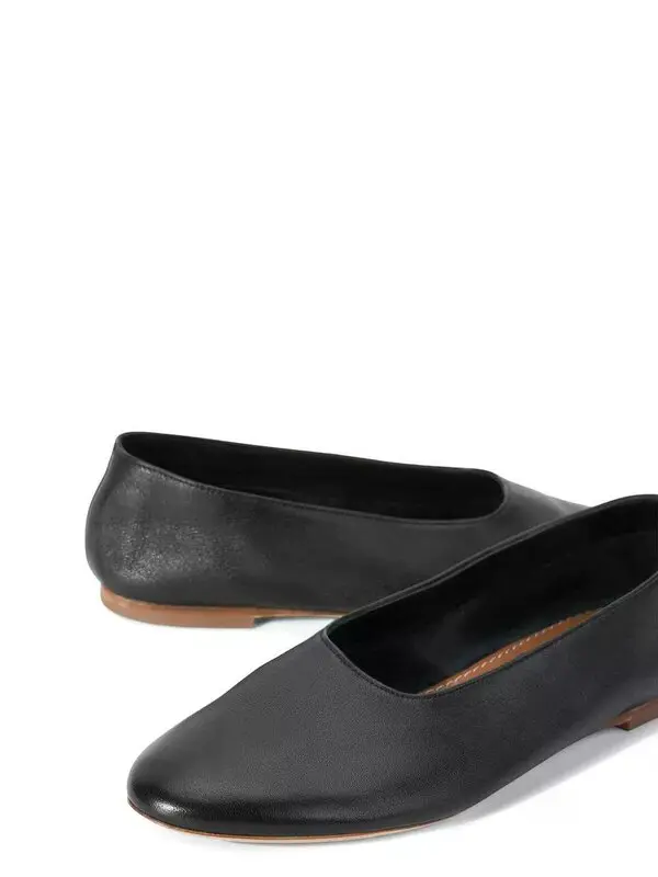 Staud Alba Ballet Flats - Black