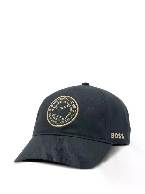 BOSS Embroidered Logo Baseball Hat - Blue
