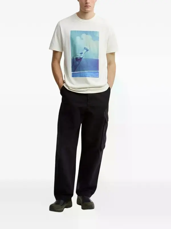 Barbour X Paul Smith Graphic-print T-shirt