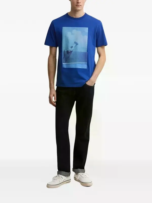Barbour X Paul Smith Graphic-print T-shirt