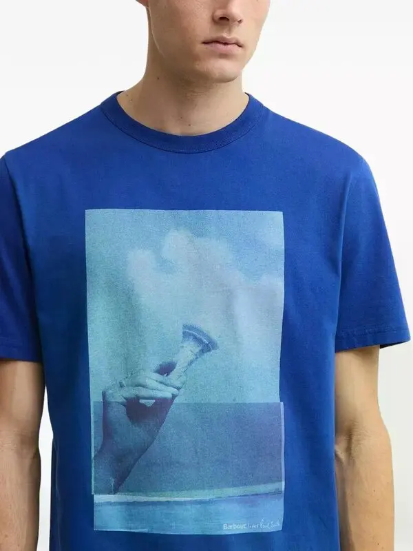 Barbour X Paul Smith Graphic-print T-shirt