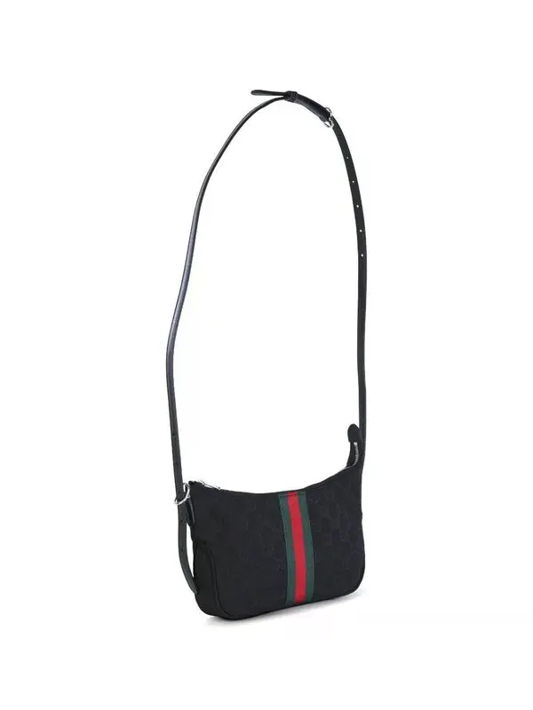 Gucci Striped Shoulder Bag - Black