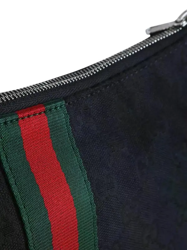 Gucci Striped Shoulder Bag - Black