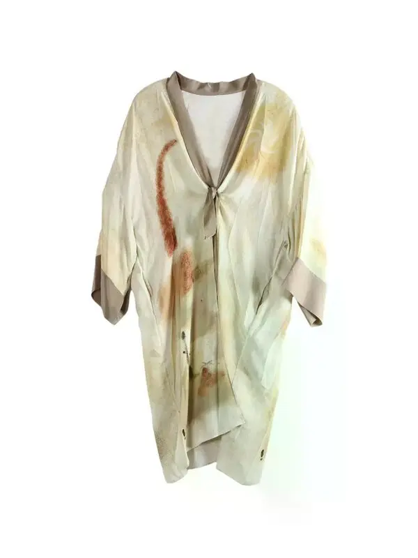YANGKEHAN Tie-front Cape