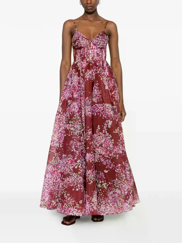 Aje Fortuna Floral-print Maxi Dress