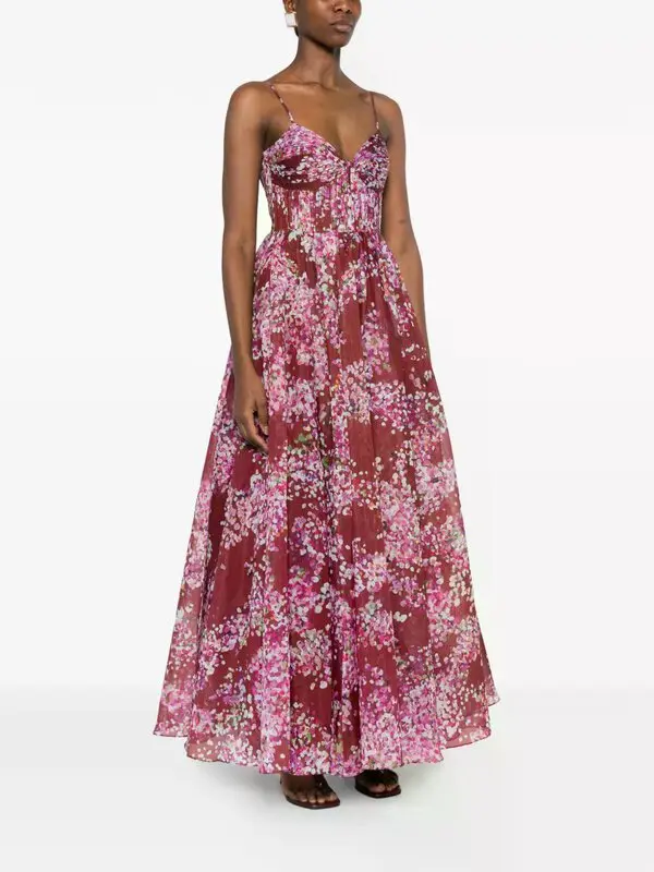 Aje Fortuna Floral-print Maxi Dress