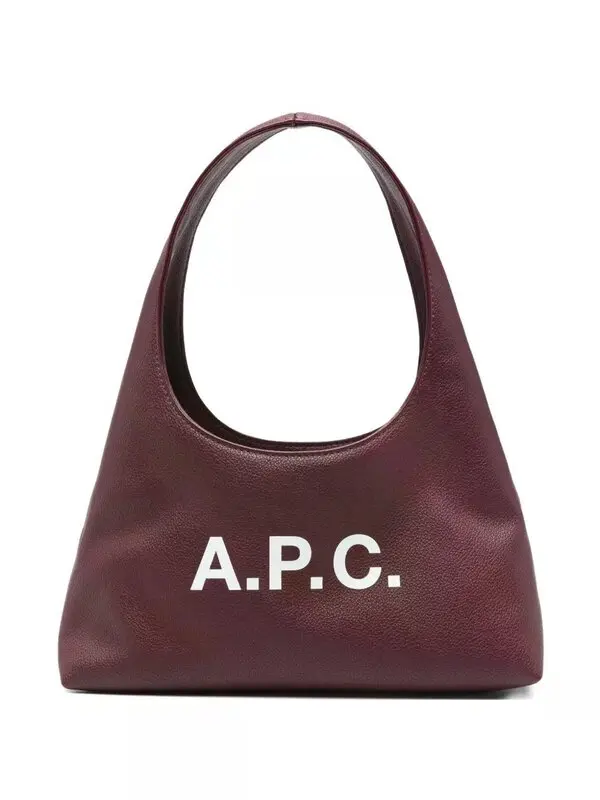 A.p.c. Small Ninon Logo-print Tote Bag - Purple
