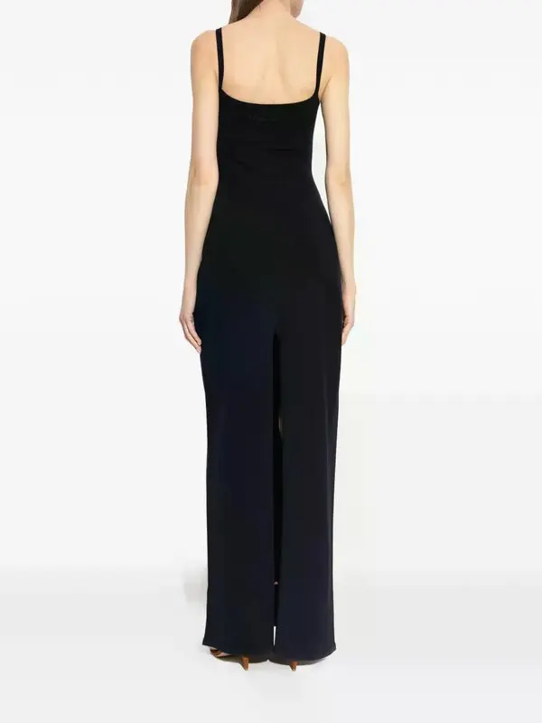 Dsquared2 Square-neck Slit Maxi Dress
