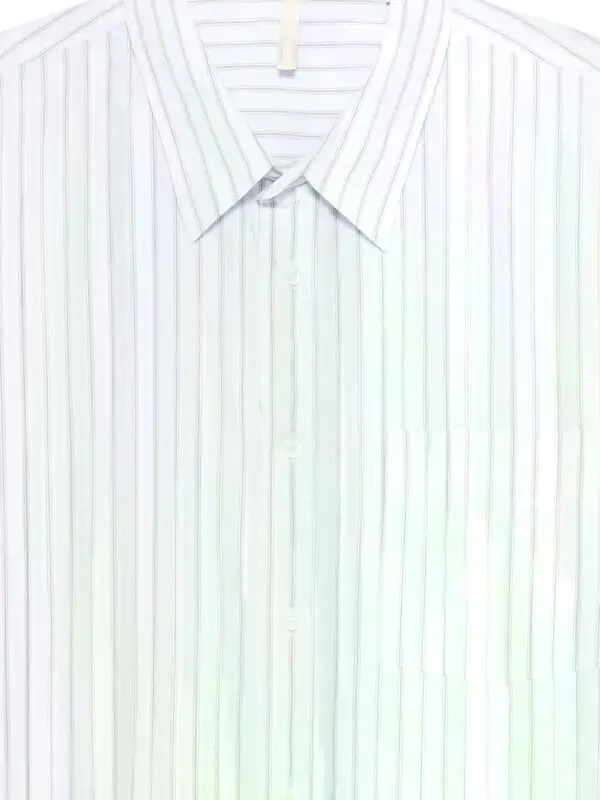 SUNFLOWER New Base Striped Shirt - White