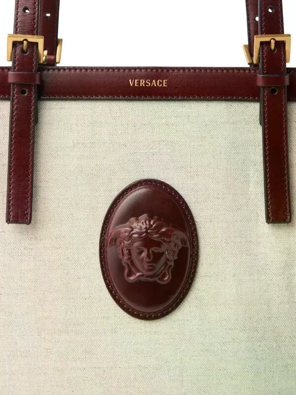 Versace Rivière Tote Bag - Neutrals