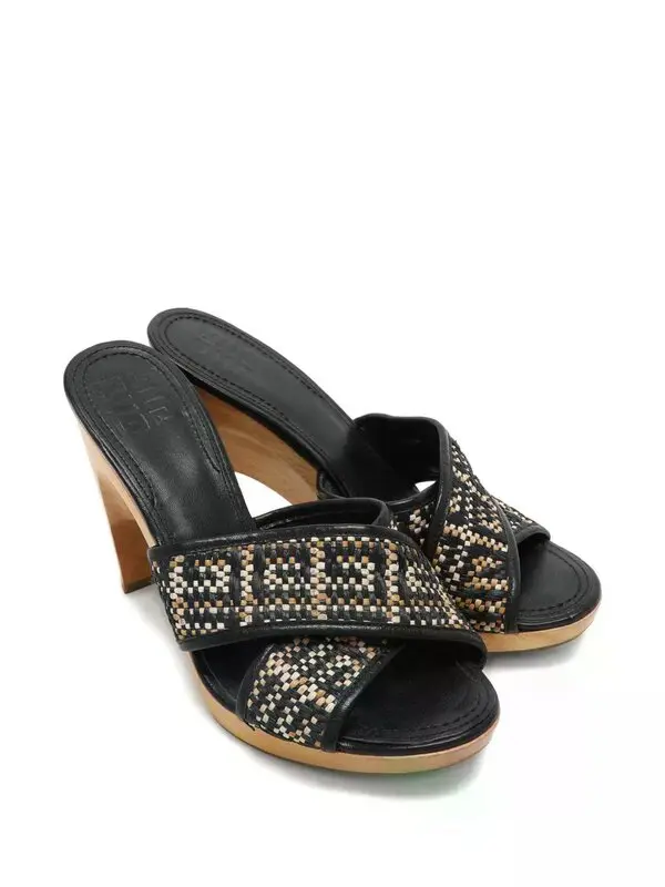 Givenchy Woven Heel Platform Sandals