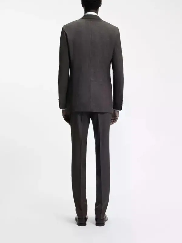 BOSS X Beckham Flap Pocket Blazer - Brown