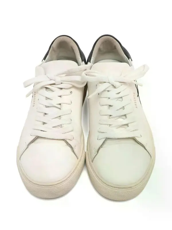 Axel Arigato Clean 90 Leather Sneakers With Embroidered Bird Detail
