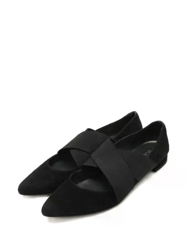STUART WEITZMAN Crisscross Ballet Flat