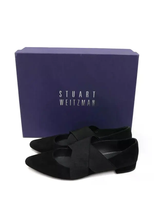 STUART WEITZMAN Crisscross Ballet Flat