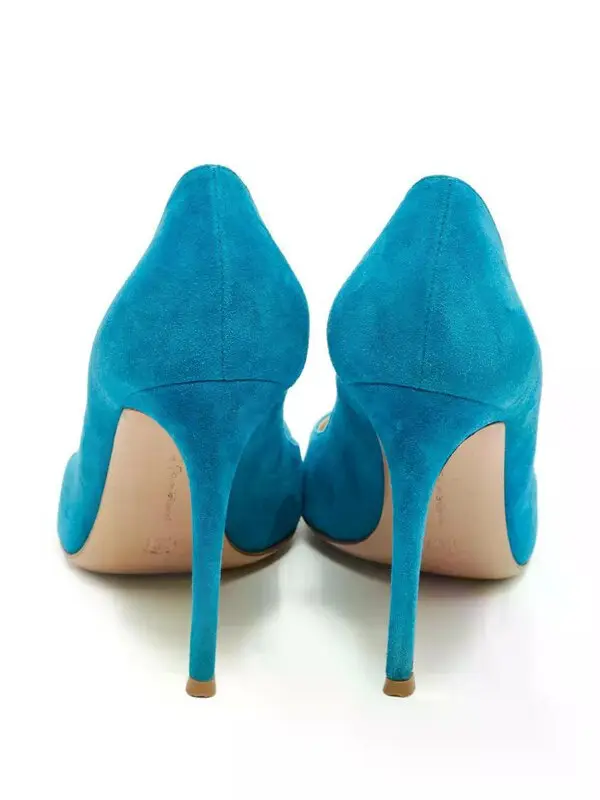 GIANVITO ROSSI Portofino Suede Pumps