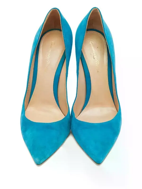 GIANVITO ROSSI Portofino Suede Pumps