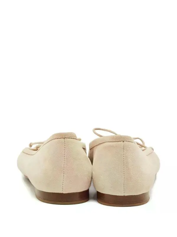 Manolo Blahnik Verrali Bow Ballet Flats - Neutrals