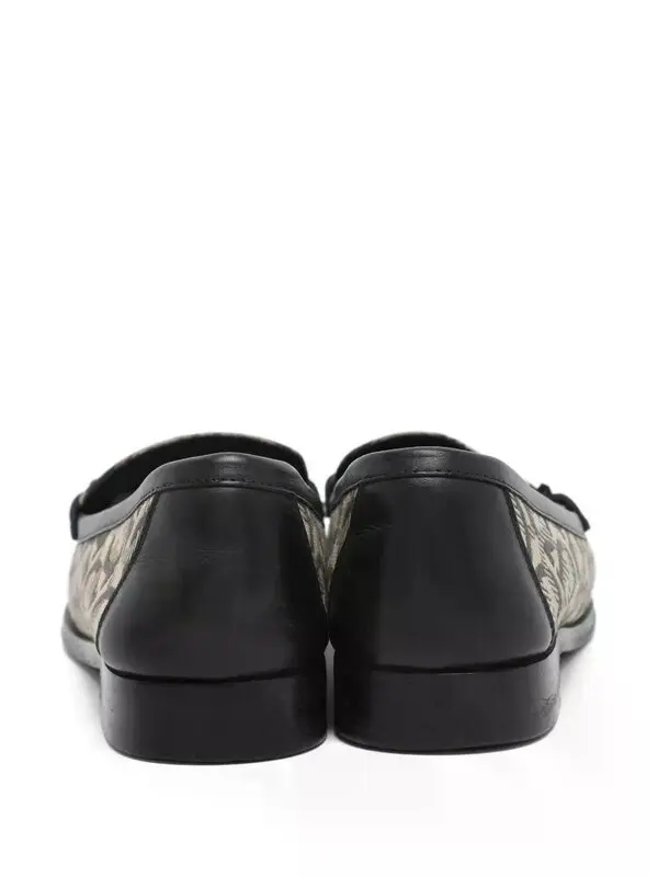 FERRAGAMO Gancini Canvas Loafers