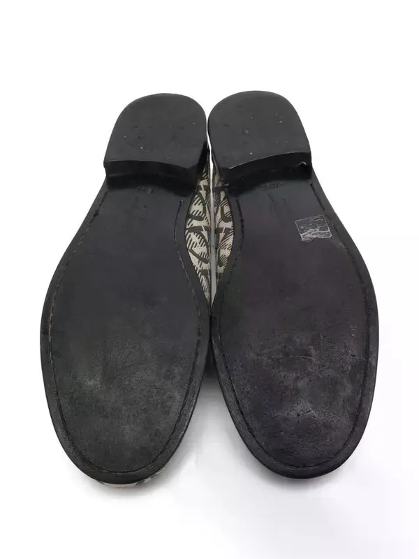 FERRAGAMO Gancini Canvas Loafers