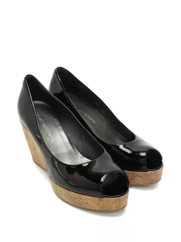 STUART WEITZMAN Peep-toe Wedge-heel Sandals