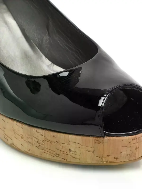 STUART WEITZMAN Peep-toe Wedge-heel Sandals