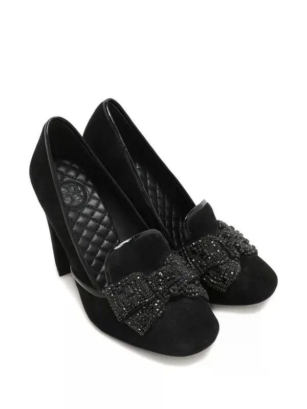 Tory Burch Carissa Bow Suede Pumps