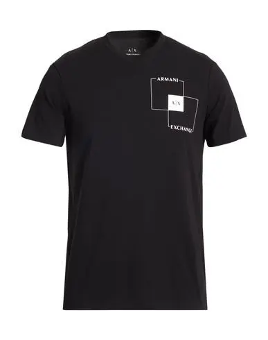 Armani Exchange T-shirt Size Cotton, Elastane - Black