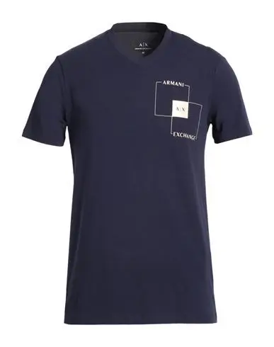 Armani Exchange T-shirt Size Cotton, Elastane - Navy