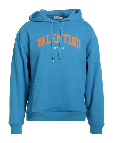 Valentino Garavani Cotton-elastane Sweatshirt - Azure