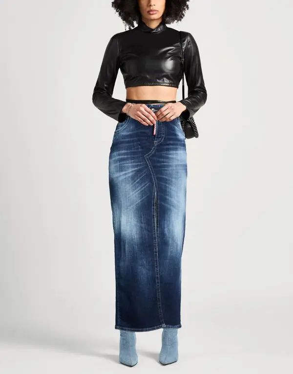 Dsquared2 Denim Pencil Skirt - Blue
