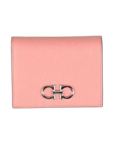 FERRAGAMO Wallet Calfskin - Salmon Pink