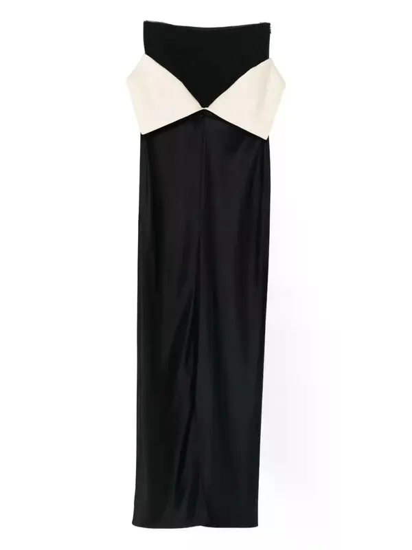 Nanushka Folded Waistline Maxi Skirt