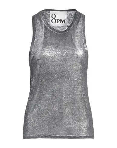 8PM Tank Top Lead Size Linen - Grey