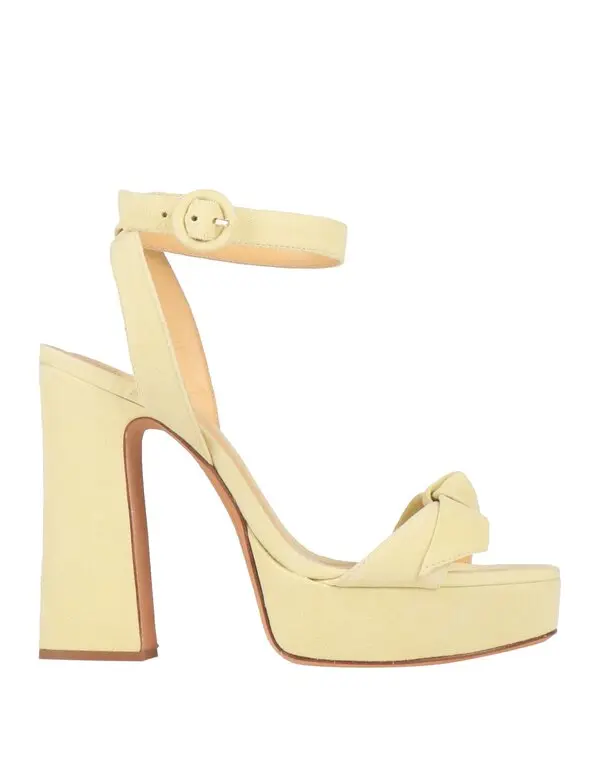 ALEXANDRE BIRMAN Sandals In Leather - Yellow