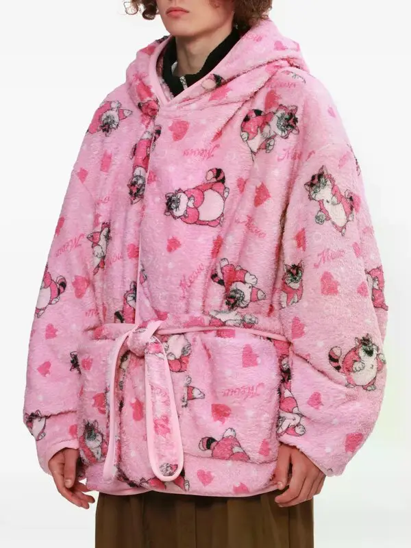 DOUBLET Hooded Belted Robe