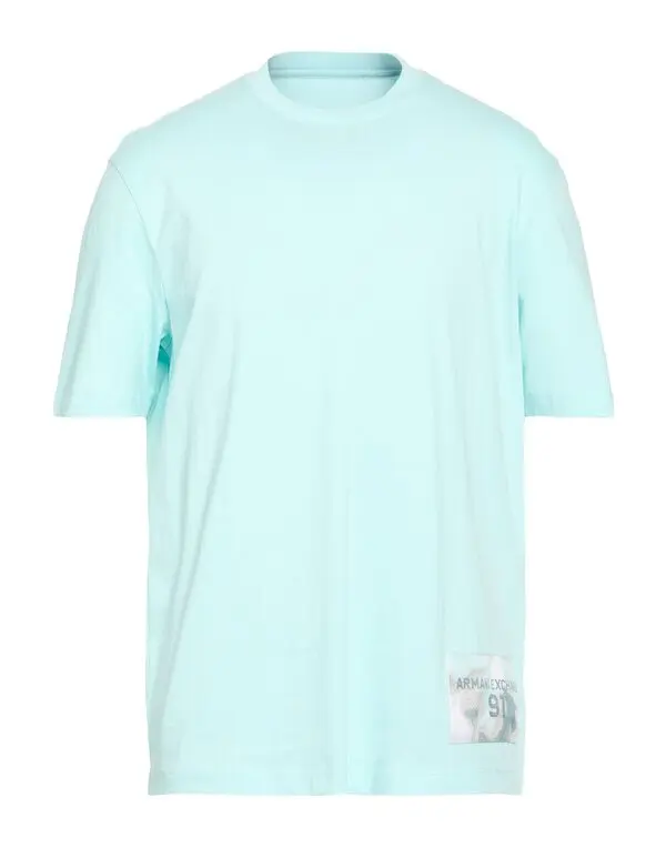 Armani Exchange T-shirt Size Cotton - Sky Blue