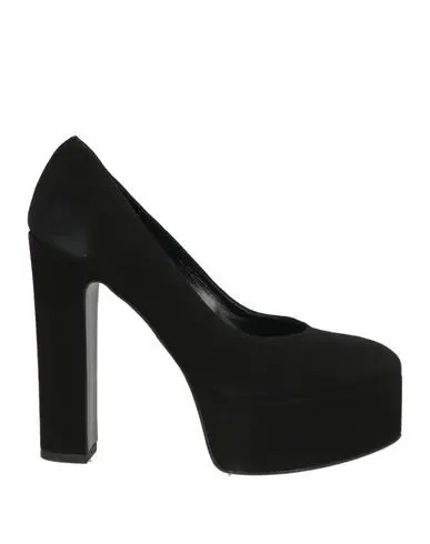 NOA A. Suede Platform Pumps With Block Heel