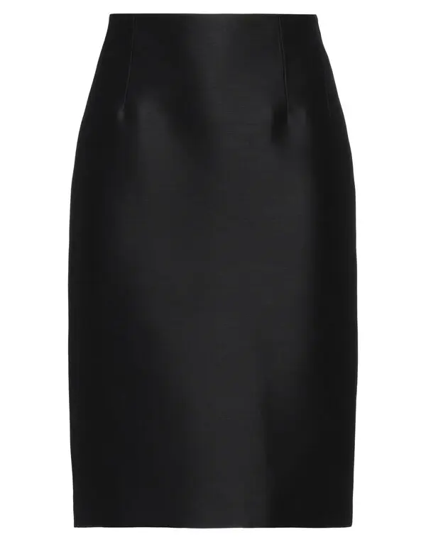 Versace Midi Wool And Silk Skirt