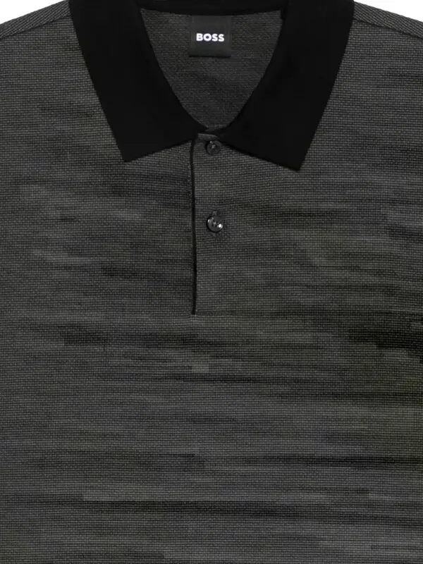 BOSS Half-button Polo Shirt