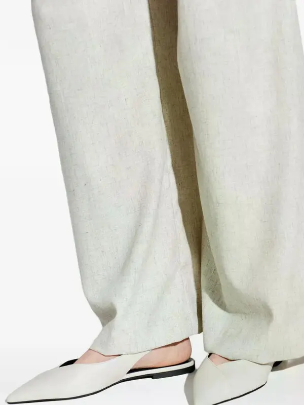 Furla Sfera Pointed-toe Leather Pumps - Grey