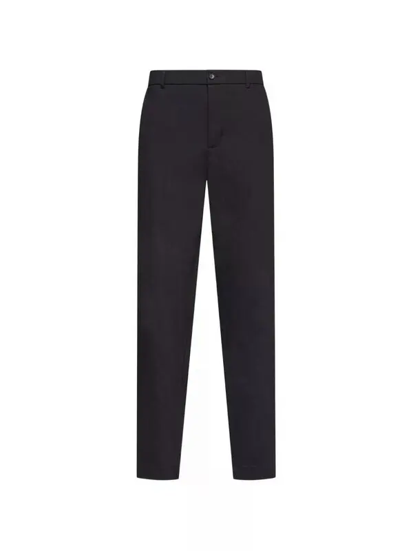 Moncler Technical Linen Trousers - Blue