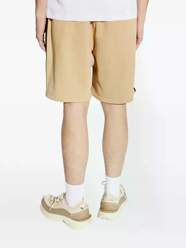 Moncler Drawstring Cotton Shorts - Neutrals