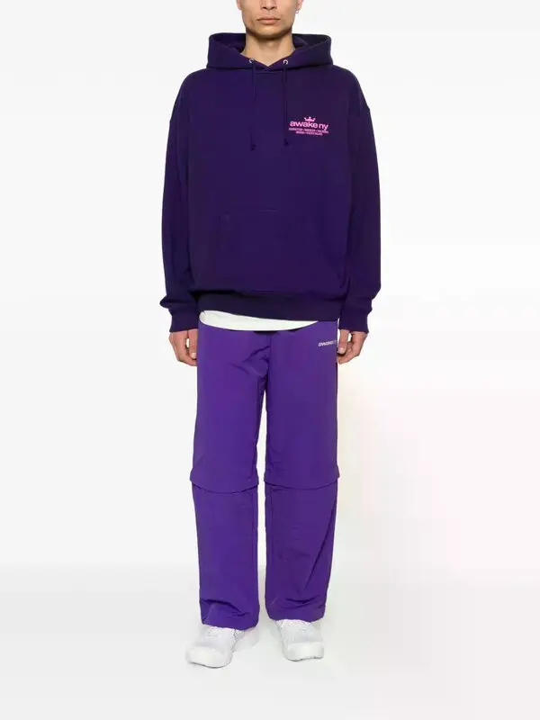 AWAKE NY Logo Hoodie - Purple