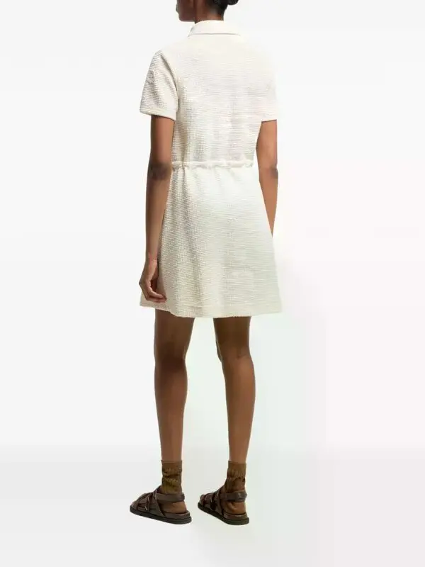 Moncler Bouclé Mini Dress - Neutrals