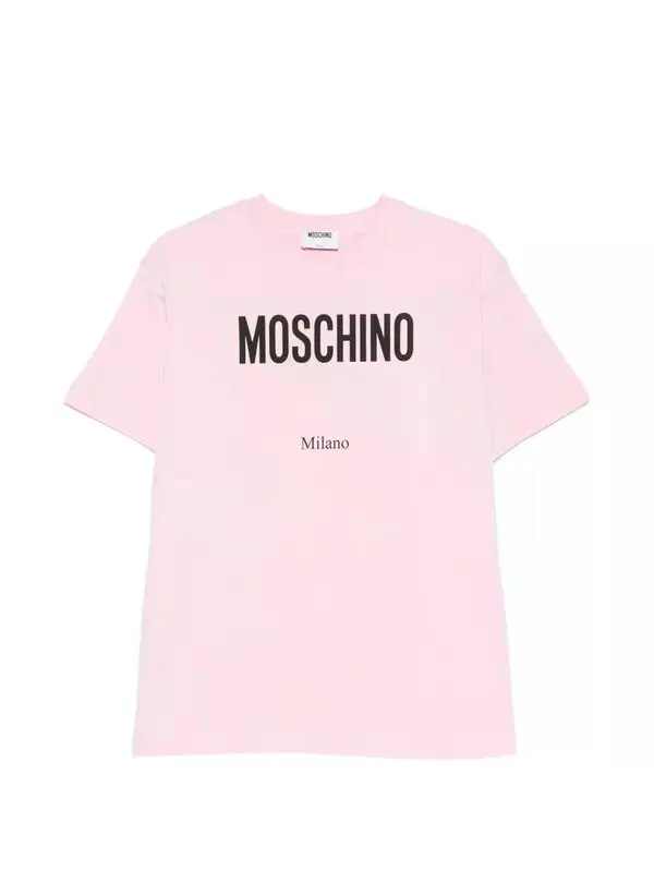 Moschino Logo-detail T-shirt - Pink