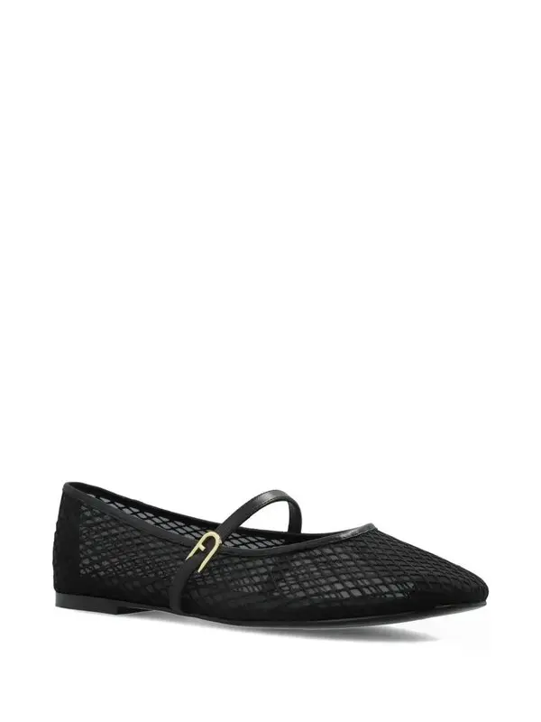 Furla Etoile Net Ballet Flats - Black