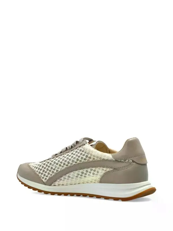 Furla Lace-up Leather Sneakers - Neutrals