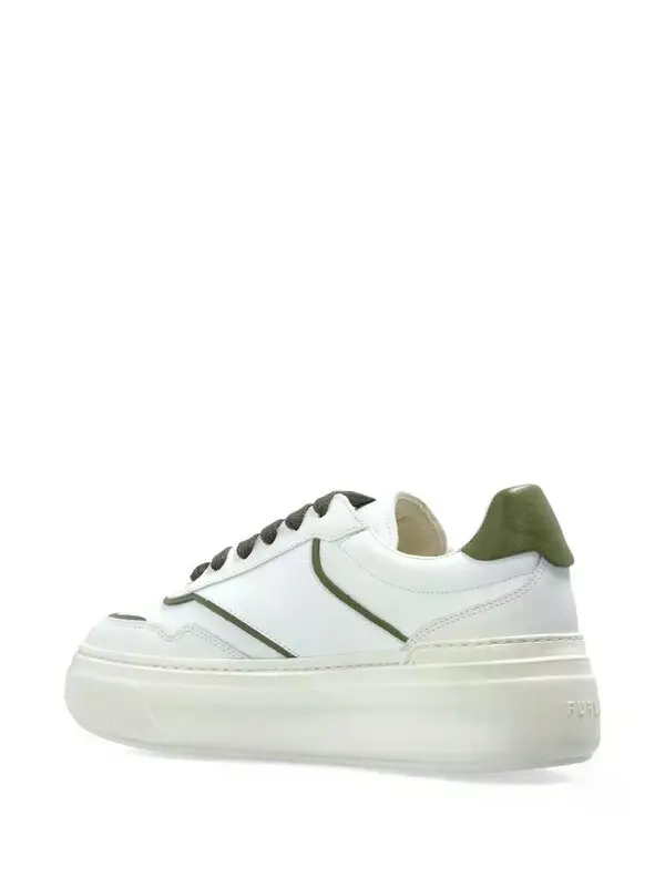 Furla Nuage Leather Sneakers - White