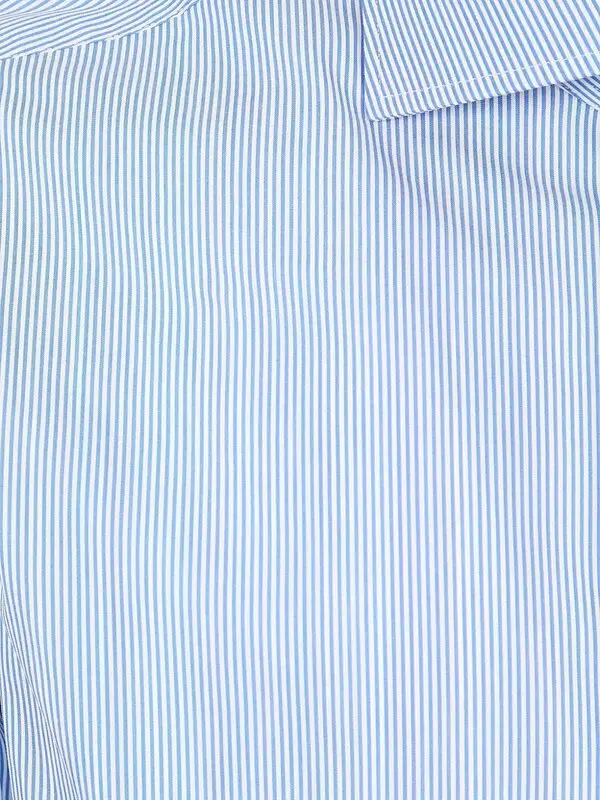 BARBA NAPOLI Cotton Striped Shirt - Blue